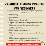 FREE Websites for Japanese Reading Practice (At Every Level) - Team ...