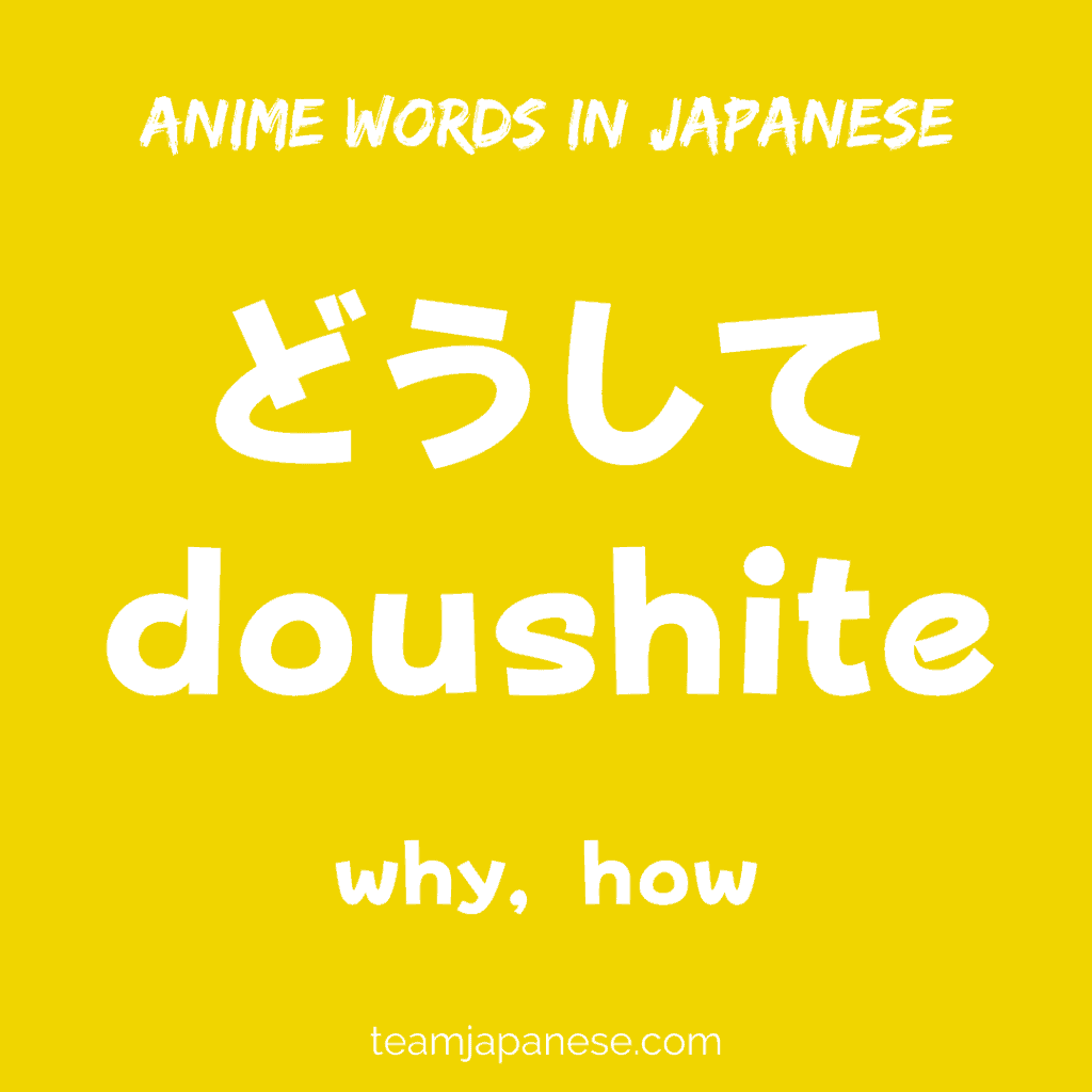 17 Japanese Anime Words All Fans Must Know - Team Japanese