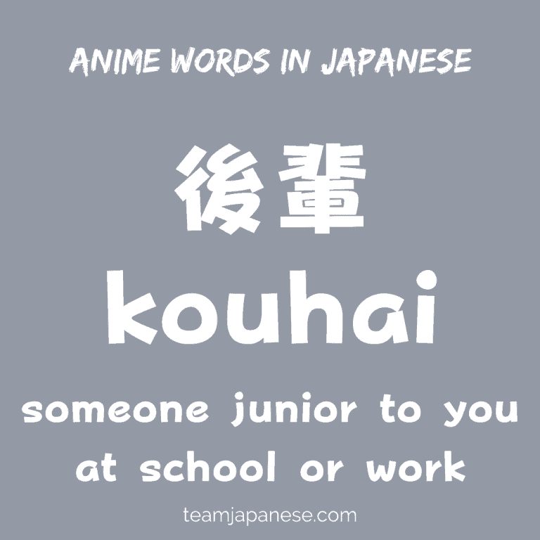 17 Japanese Anime Words All Fans Must Know - Team Japanese