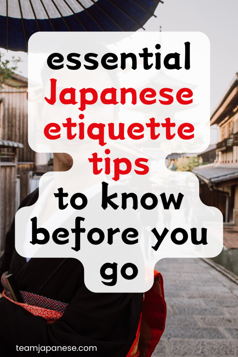 Japanese Etiquette Guide: Essential Do's and Don'ts - Team Japanese