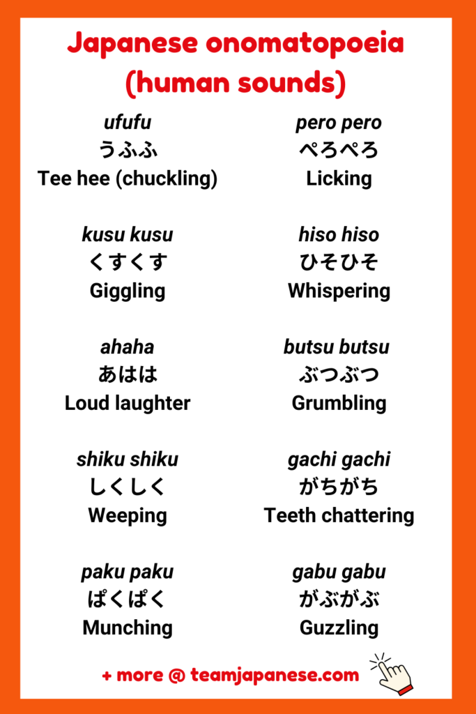 60+ Vibrant Japanese Onomatopoeia Words To Bring the Language to Life ...