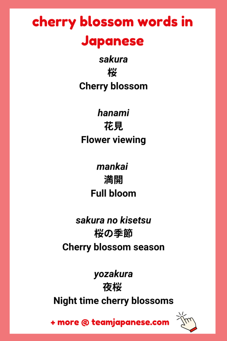 17+ Blooming Beautiful Japanese Cherry Blossom Words for Spring - Team ...